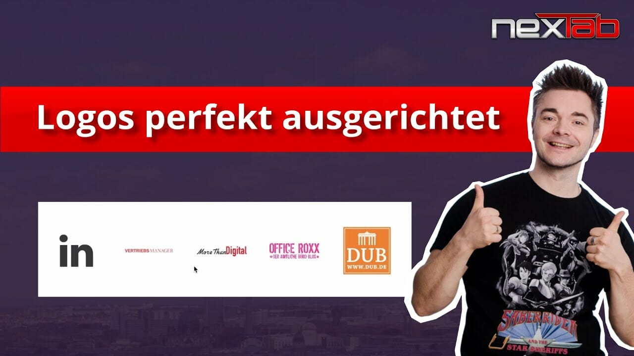Logo-Grafiken in Divi perfekt zentriert zueinander ausrichten | Divi ...